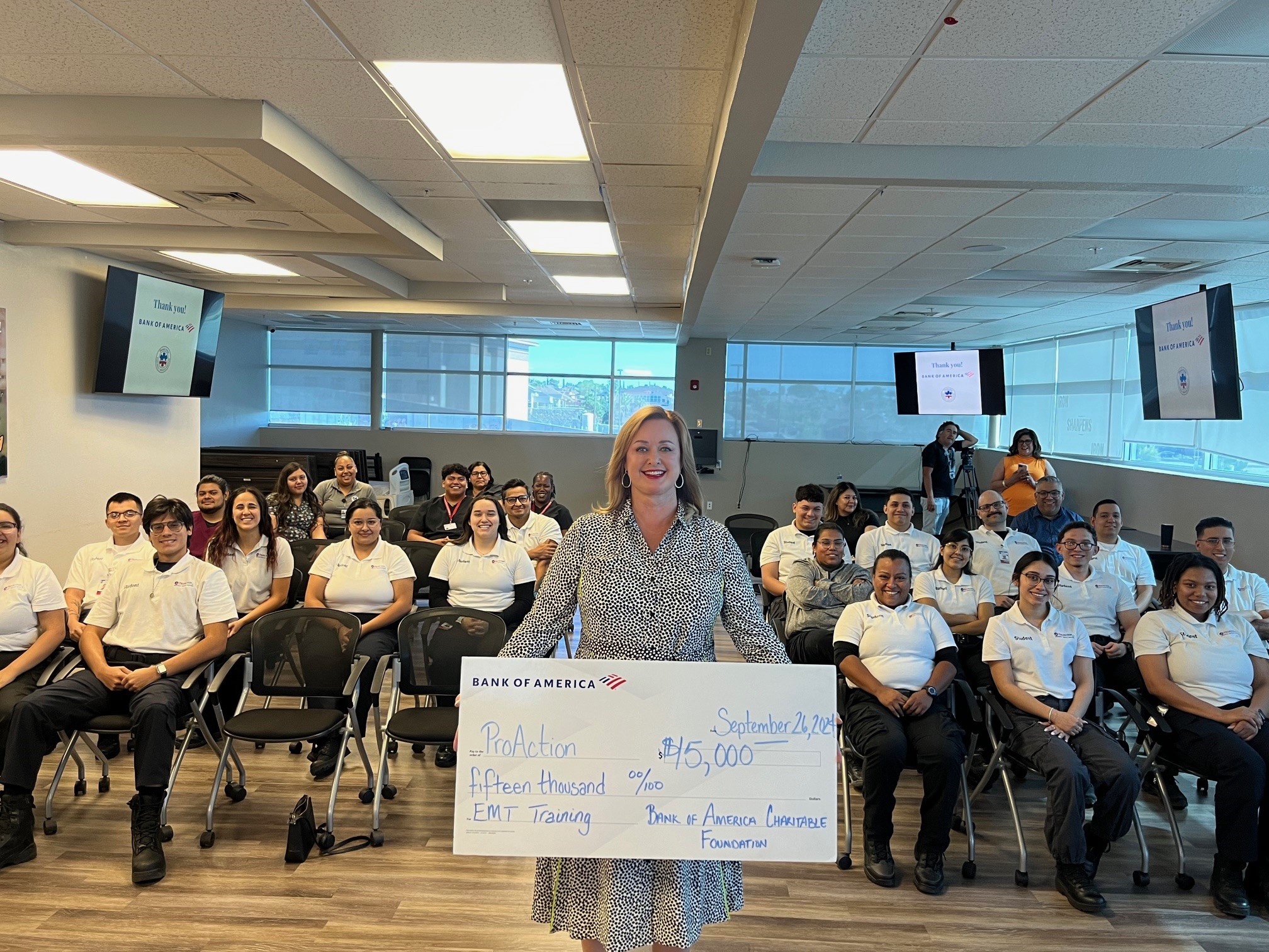 Bank of America Awards $15K Grant to Support ProAction’s First ...